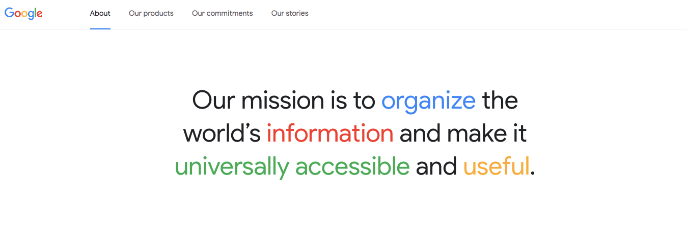 Google Mission Statement and Vision Statement In A Nutshell | FourWeekMBA