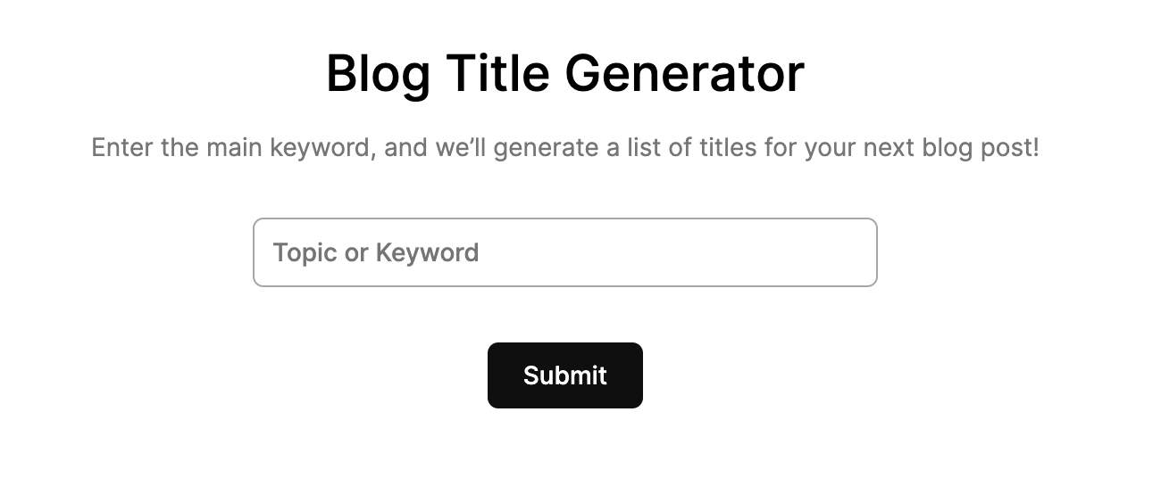 Blog Title Generator - FourWeekMBA
