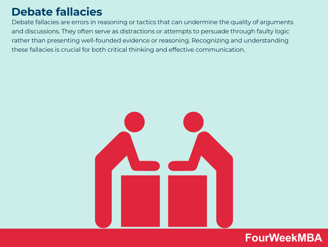 Debate Fallacy - FourWeekMBA