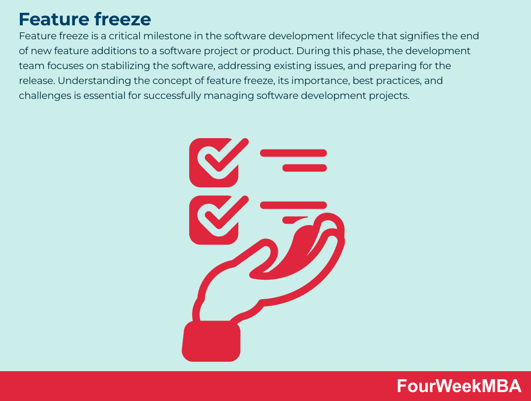 Feature Freeze - FourWeekMBA