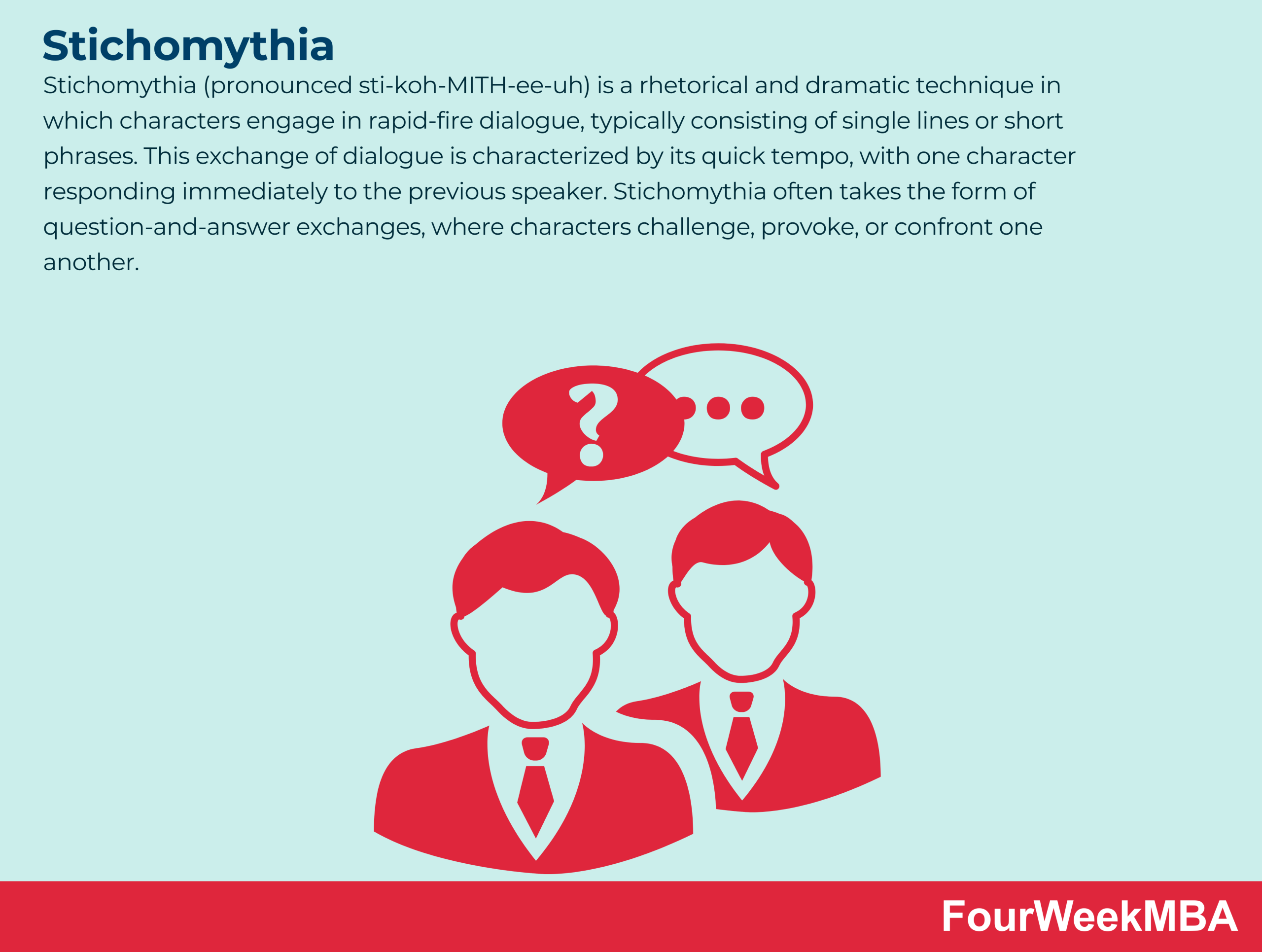 Stichomythia - FourWeekMBA