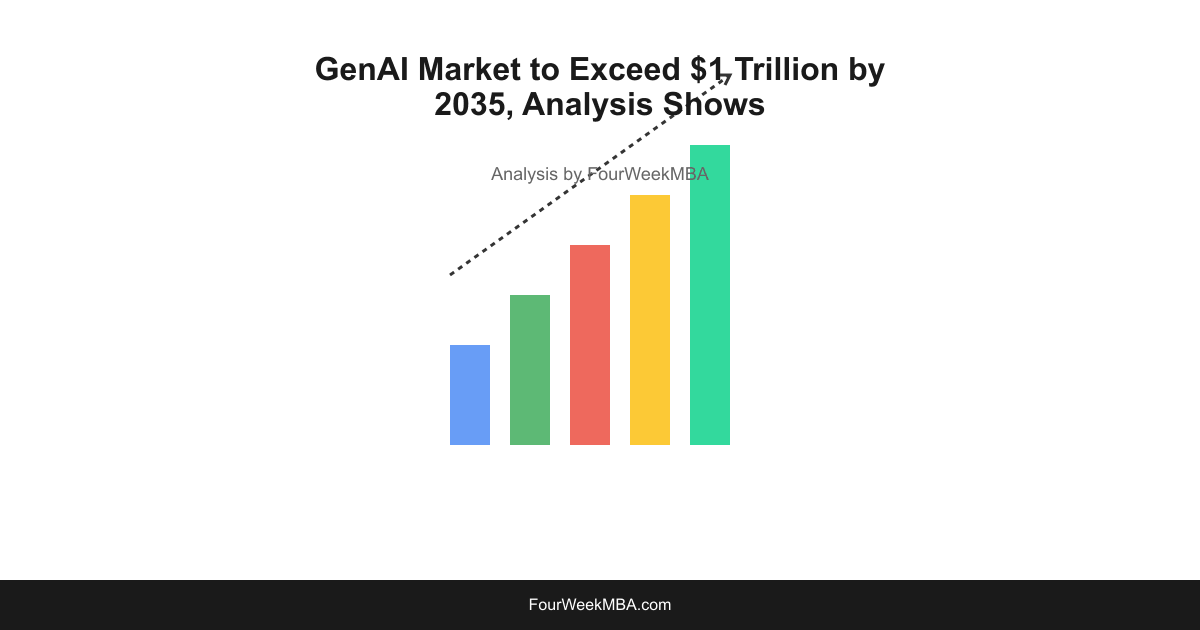 GenAI Market to Exceed $1 Trillion by 2035, Analysis Shows - FourWeekMBA