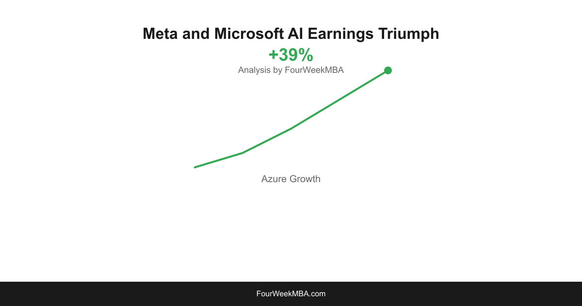 Meta and Microsoft AI Earnings Triumph - FourWeekMBA