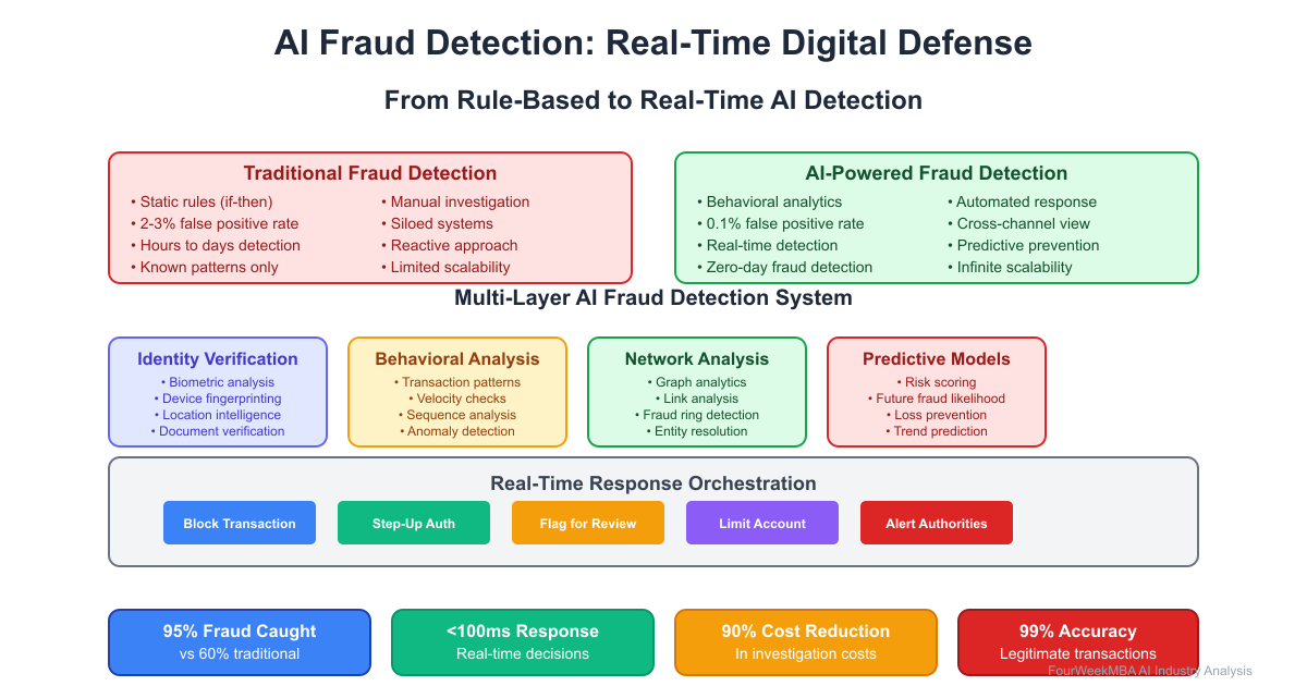 AI Fraud Detection: Real-Time Defense in a Digital World - FourWeekMBA
