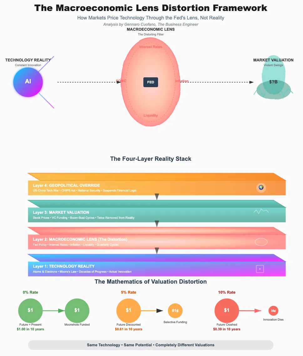 The Macroeconomic Lens Distortion Framework - FourWeekMBA